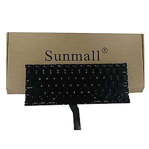 SUNMALL A1466 Keyboard Keyboard Replacement Compatible with Apple MacBook Air 13" A1369 (2011) A1466 (2012-2015) MJVE2LL/A MD760LL/A MC965LL/A MD231LL/A MJVG2LL/A Series Laptop Keyboard