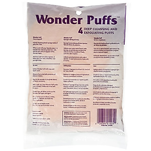 Wonder Wedges Wonder Cleansing Puff, 4 Count
