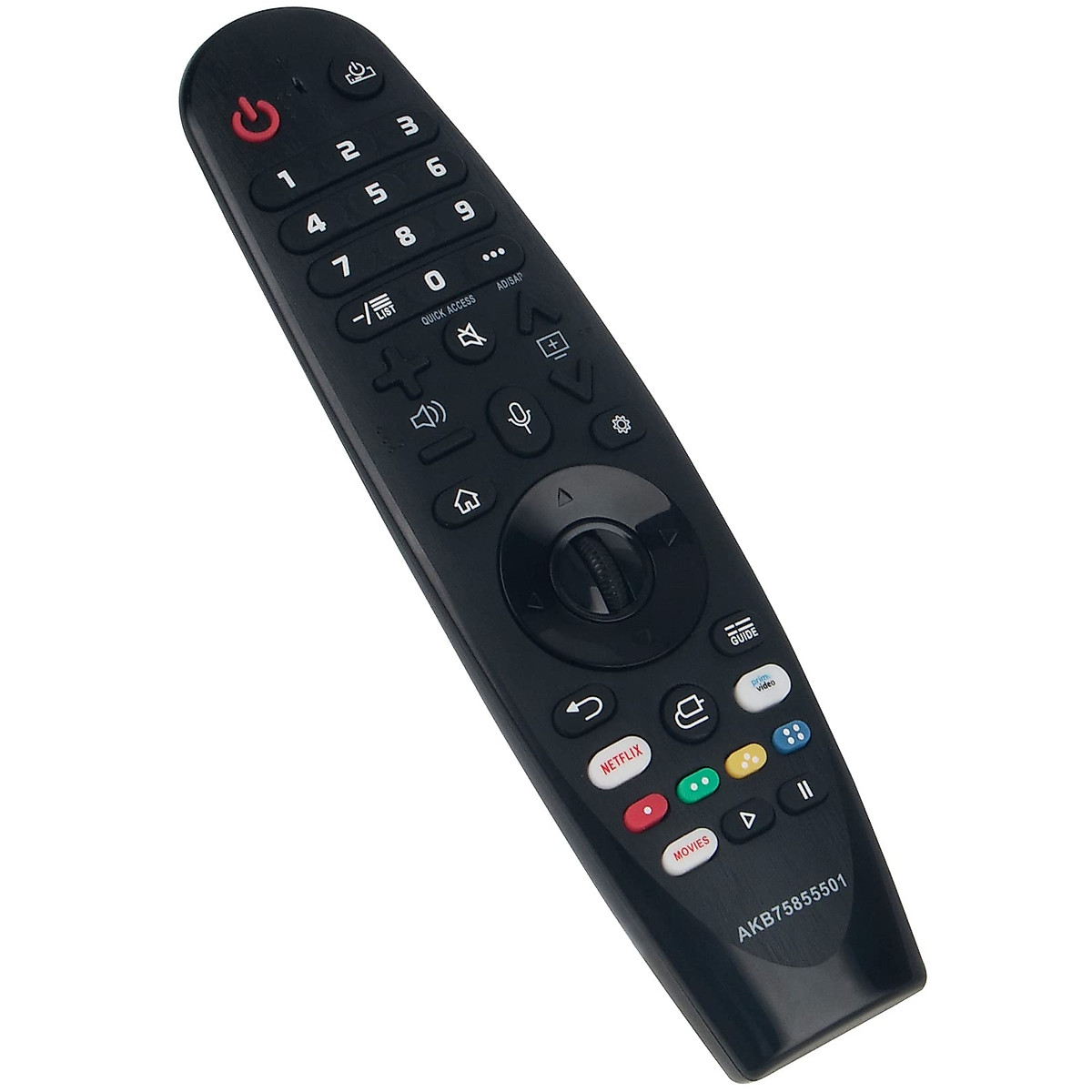 AKB75855501 MR20GA Replace Magic Voice Remote fit for LG 2020 Smart LED TV OLED Nano Cell 4K UHD HDTV with 3 APP Button (Screen Mouse, Voice, Cursor and Roller/Pointer Functions)