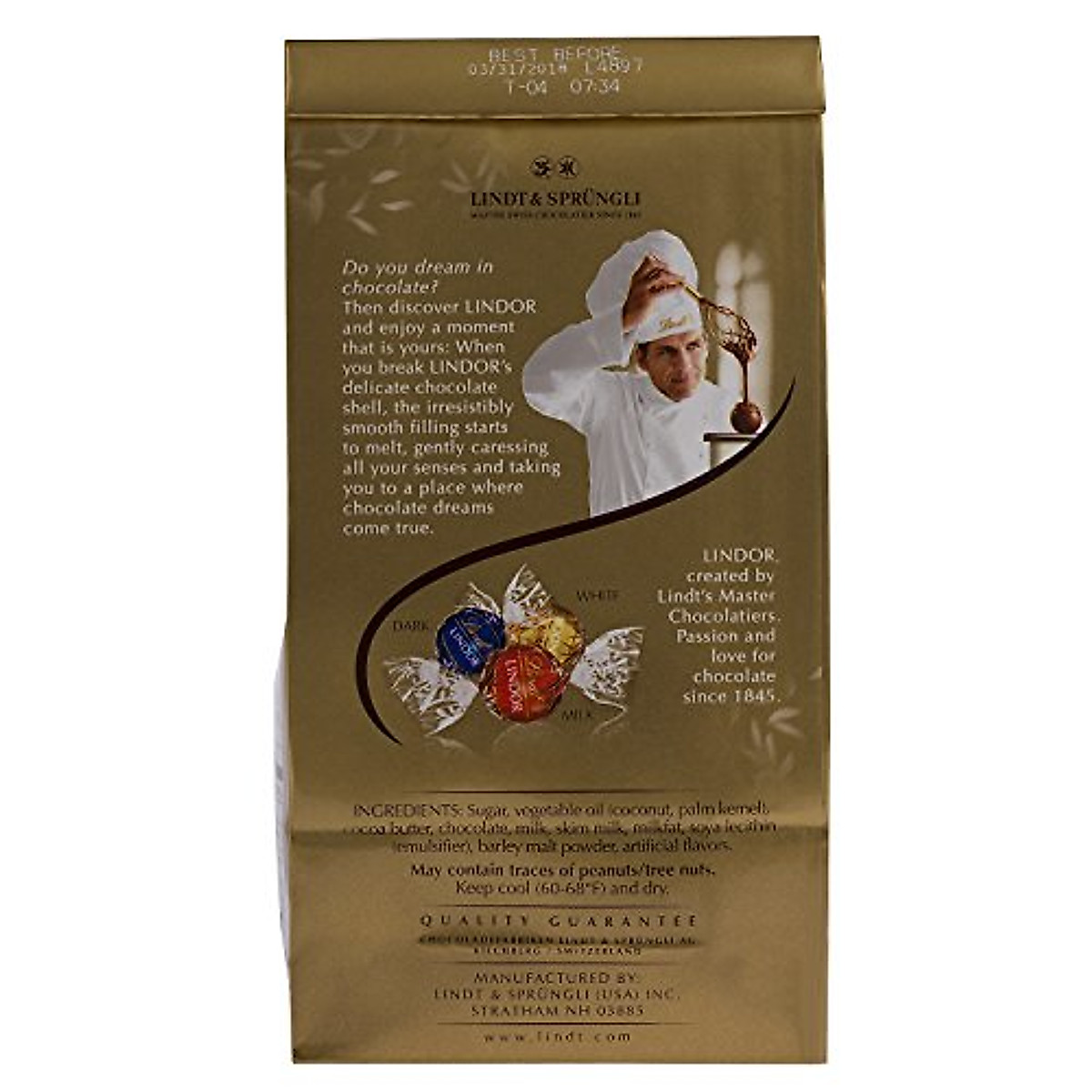 Lindt Lindor Truffle, Assorted Chocolates, 5.10 oz