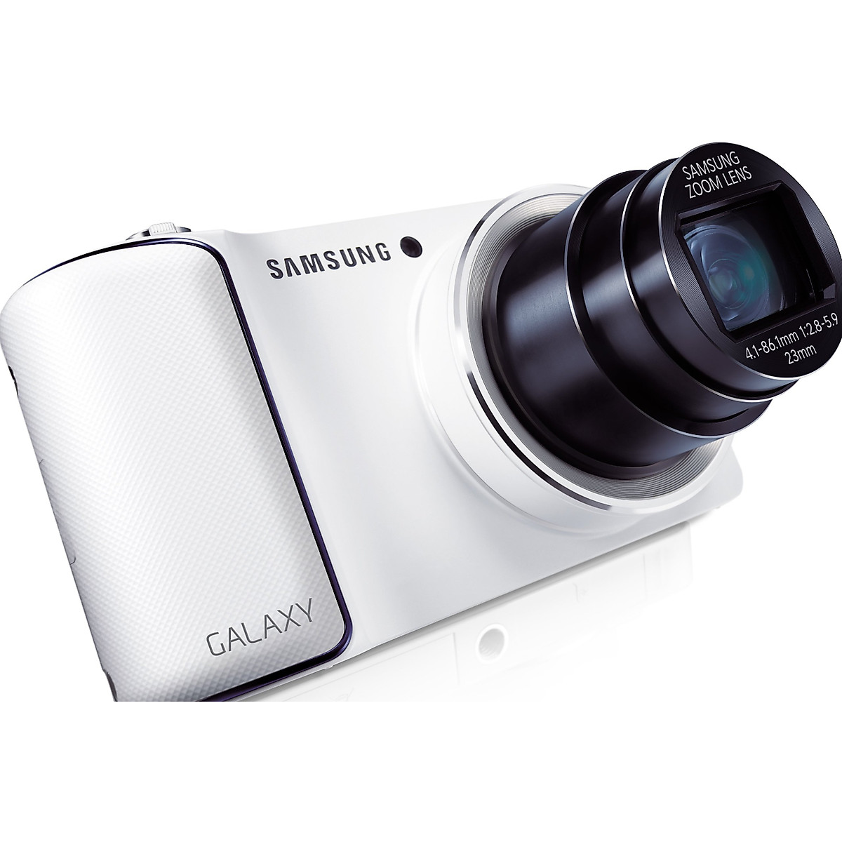 Samsung Galaxy Camera with Android Jelly Bean v4.1.2 OS, 16.3MP CMOS with 21x Optical Zoom and 4.8" Touch Screen LCD, WiFi (White) (OLD MODEL)