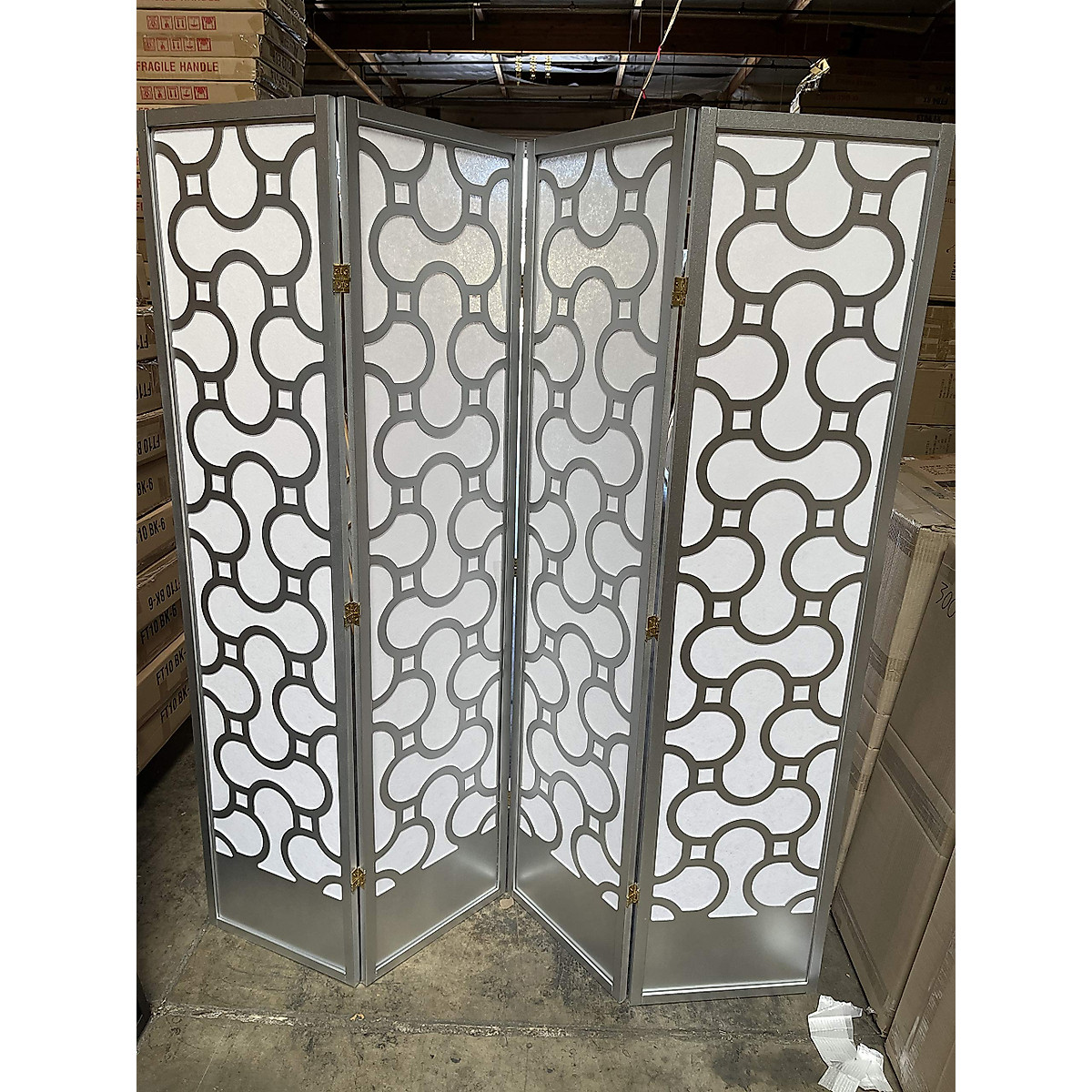 Square Furniture KINYAKU Design 3 to 10 Panel (Silver, 4)