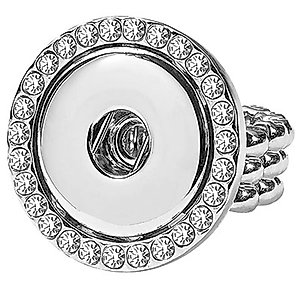 Ginger Snaps Stretch Snap Bling Ring 20mm Original Ginger Snaps