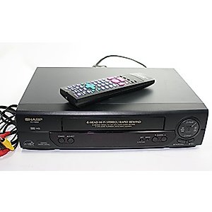 Sharp Model VC-H992U Hi Fi Stereo - Rapid Rewind 4 Head VCR Player/Recorder