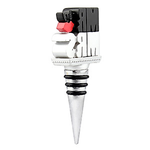 Top Shelf Mrs. Wine Stopper, 6.5", Multicolor