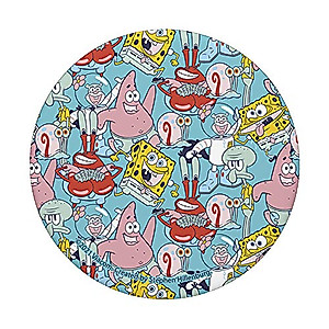 SpongeBob SquarePants Group Toss Up PopSockets PopGrip: Swappable Grip for Phones & Tablets