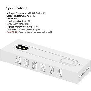 Aqualighter Led Aquarium Light - Innovate Flexible LED lamp for Freshwater Aquarium - Fish Tank Light - PicoSoft Plus White