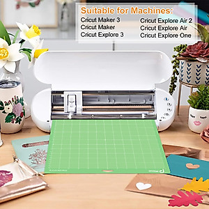 3 Pack Standard Grip Mat 12x12, Reusable Cutting Mats for Crafts, Cutting Mats for Maker 3/Maker/Explore 3/Air 2/Air/One