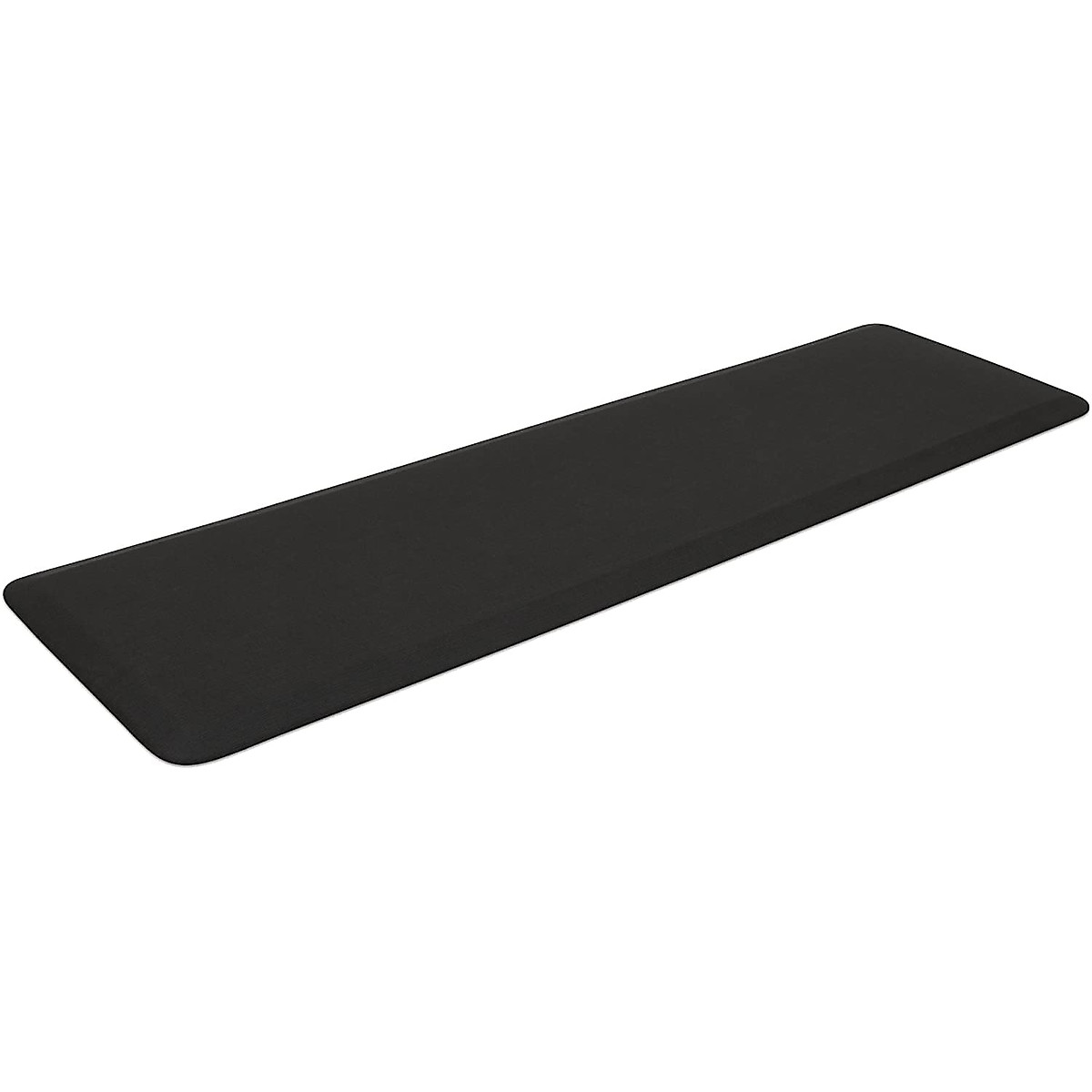 GelPro NewLife Designer Comfort Ergo-Foam Cushioned Anti-Fatigue Kitchen Floor Mat, Stain-Resistant, Waterproof, Non-Slip Padded Desk/Office Mat, 20" x 72", Grasscloth Charcoal