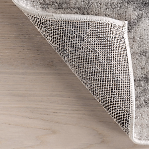 nuLOOM 10x13 Thigpen Contemporary Area Rug, Grey, Abstract Lines, Non-Slip Backing, Stain Resistant, For Bedroom, Dining Room, Living Room, Hallway, Office, Kitchen, Entryway