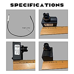 MCAMPAS Propane Electronic Pulse Gas Igniter with 400mm Electrode Ignition Cable Wire for Outdoor Gas Patio Heater,AAA Battery