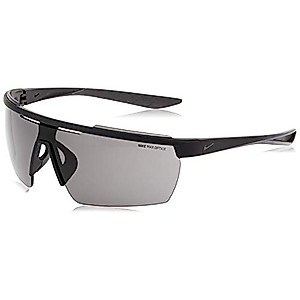 Nike Windshield Elite Rectangular Sunglasses, Black, 60/13/130