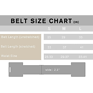 maikun Women's Wide Stretch Elastic Waist Cinch Belt Fashion Vintage Metal Buckle Dress Belt Waist Size 33-41''