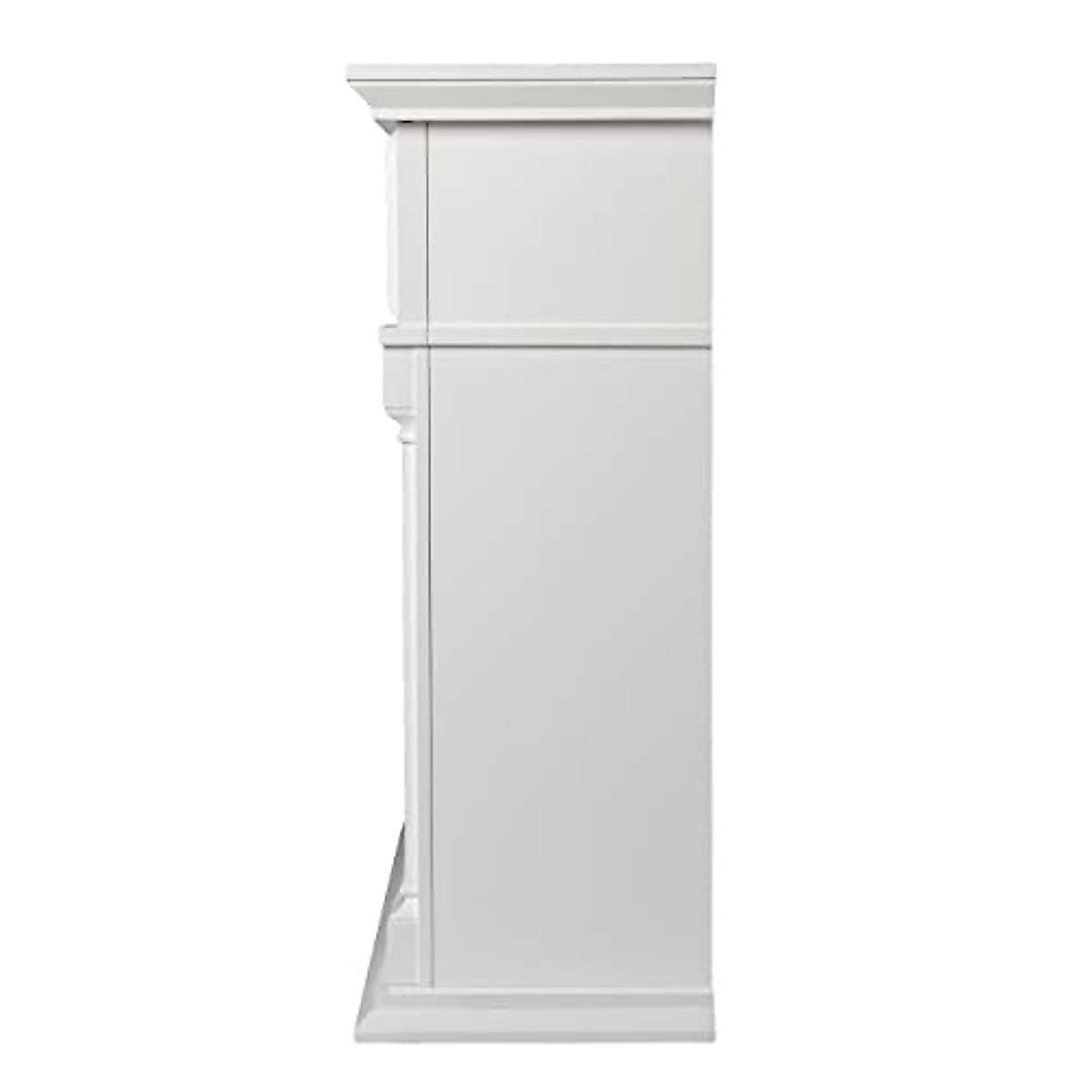 SEI Furniture Altonette Electric Fireplace, White