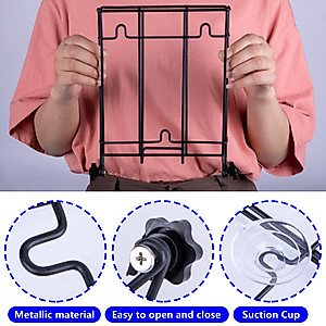 Ice Scoop Holder Foldable, Metal Heavy Duty Ice Maker Scoop Holder for Ice Maker Kitchen Freezer Bar Party Wedding, Large Capacity, Durable＆Easy Clean (Large)