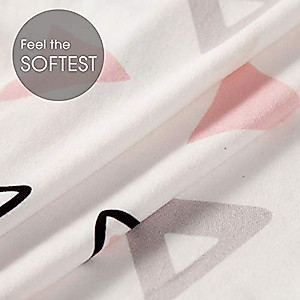 Jersey Knit Ultra Soft Change Pad Cover Set-Cradle Sheet Change Table Sheets for Girls,Fit 32"/34"x 16" Pad, Comfortable Cozy 2 Pack, Unicorn Pink