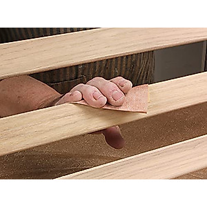 Gator 9" x 11" Bare Wood Sanding Sheets, 150 Grit, 25 Pack