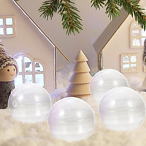 Vending+Machines 50pcs Gumball Vending Machine Capsules Small Round Capsules Bulk Clear Capsules Balls for Gumball Machines Vending Machine 38mm Bulk Candy