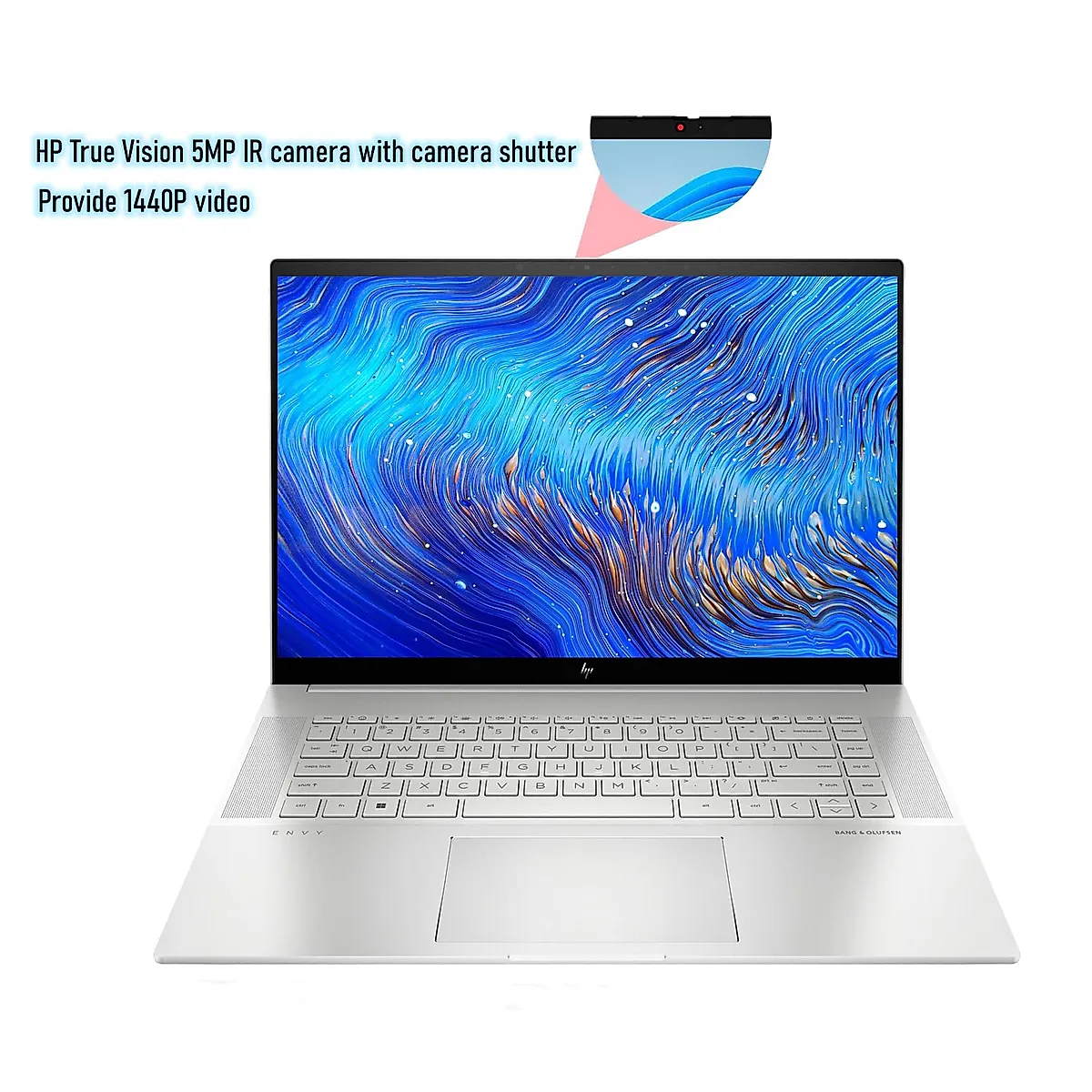 HP - Envy 16" WQXGA 2K Touch-Screen Laptop - Intel Core i9-13900H - NVIDIA GeForce RTX 4060-2 x Thunderbolt (16GB RAM | 1TB PCIe SSD)