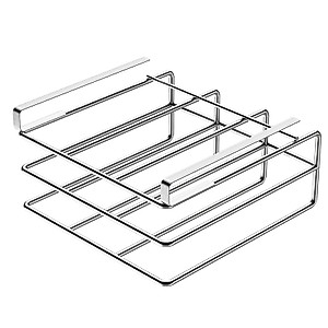 Bafnsiji Under Shelf Chopping Board Rack, Hanging Chopping Board Rack, Space Saving, Hanging Cabinet Storage Basket Organizer, Sturdy and Durable