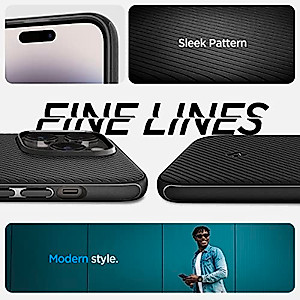 Spigen Mag Armor (MagFit) Compatible with MagSafe Designed for iPhone 14 Pro Case (2022) - Matte Black