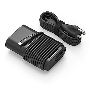 HBONY 65W 45W USB C Charger for Dell Laptop - Latitude 7420 5420 5430 5520 5530 7330 7430 5320 7320 7520 9420 9520 2in1 XPS 13plus Chromebook 3100 Power Cord,Dell Computer Type AC Adapter (SM65CL-01)