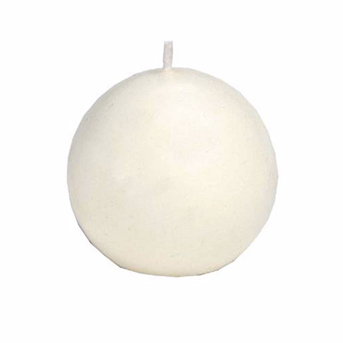 Biedermann & Sons Round-Shaped 2-3/8-Inch Diameter Ball Candles, Set of 4, Cream