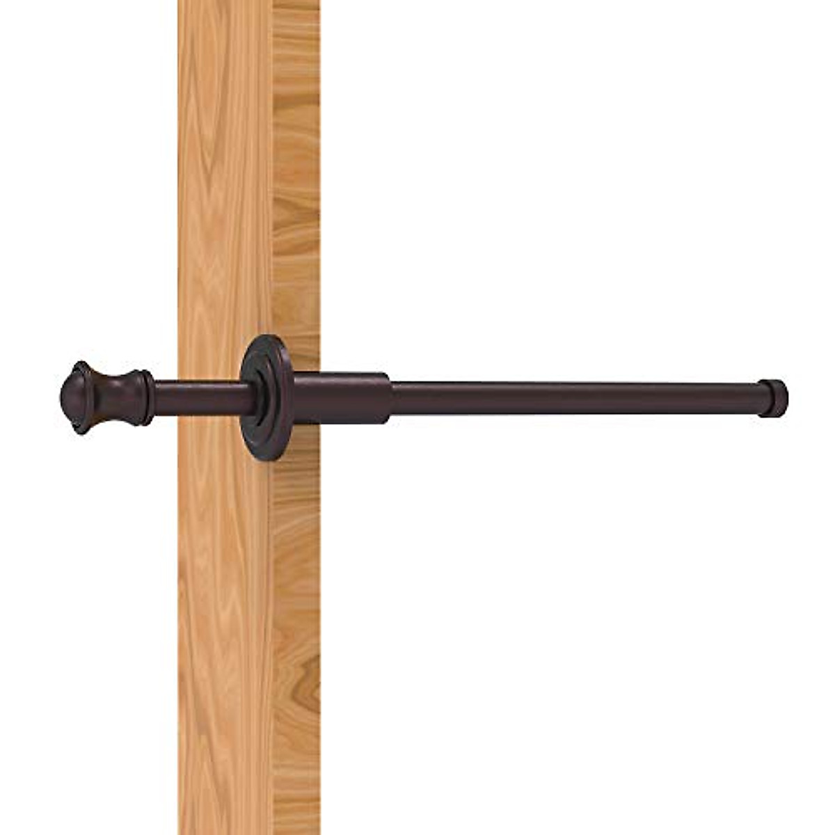 Allied Brass Carolina Collection Retractable Pullout Garment Rod, Antique Bronze
