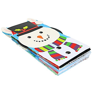 Iconikal Christmas Die-Cut Flip Over Treat & Gift Bags, 20-Count