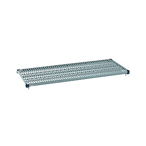 MetroMax Q MQ2460G Plastic Industrial Shelf with Grid Mat, 24" x 60"