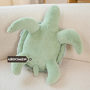 DISXENT Super Cute Pink Sea Turtle Stuffed Animal-11in Soft Tortoise Plushies Toy,Birthday/Christmas Day Pillow Gifts for Kids & Girlfriend (Pink, 11in)