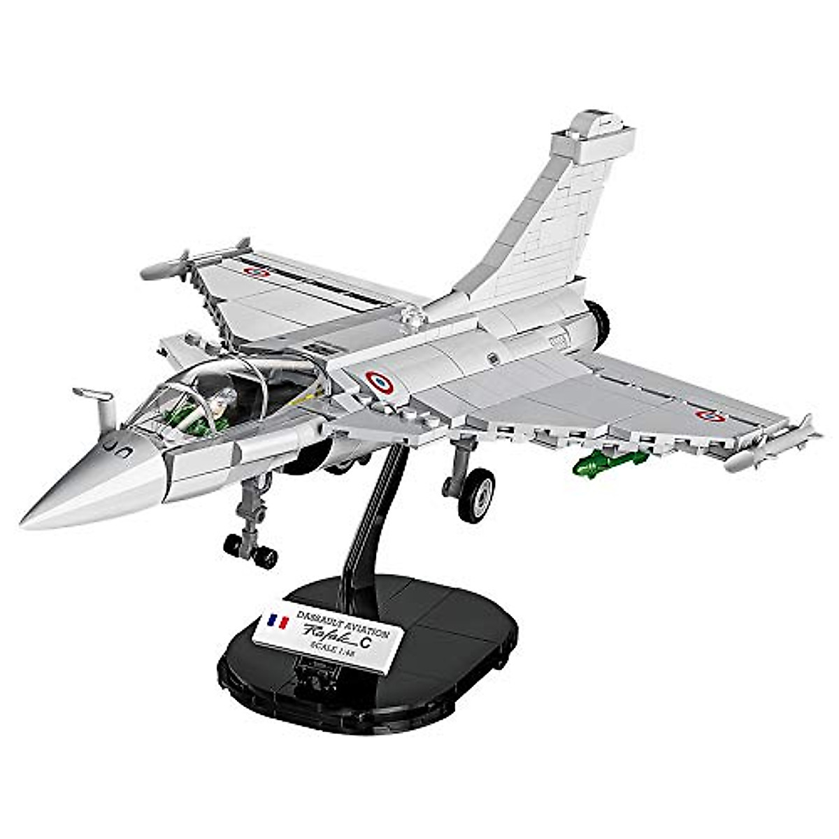 COBI Armed Forces Rafale C Fighter Aircraft, Silver