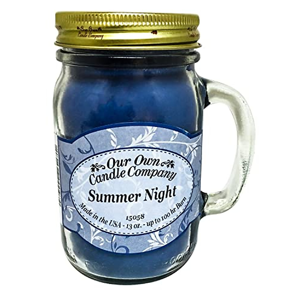 Our Own Candle Company Summer Night Scented 13 Ounce Mason Jar Candle Company