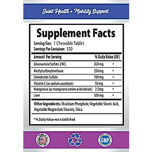 cat Joint Supplements - CAT Hip and Joint Health - Advanced Support CAT Formula - Healthy Chewy Treat - glucosamine chondroitin for Cats Soft Chews - 1 Bottle (120 Chews)