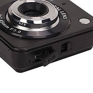 Focket 4K Digital Camera, 8X Digital Zoom 48MP Auto Vlogging Camera, Compact 4K Cameras for Photography with 2.7 Screen, Maximum Support Memory Card 128G, for Kids Teens Aldults