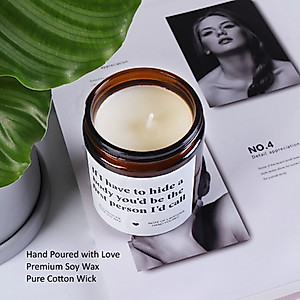 Gifts for Women Men Best Friends Sister Brother, Funny Gifts for Women Birthday Gifts for Her, Candles Gifts Soy Wax Lavender Scented Candle