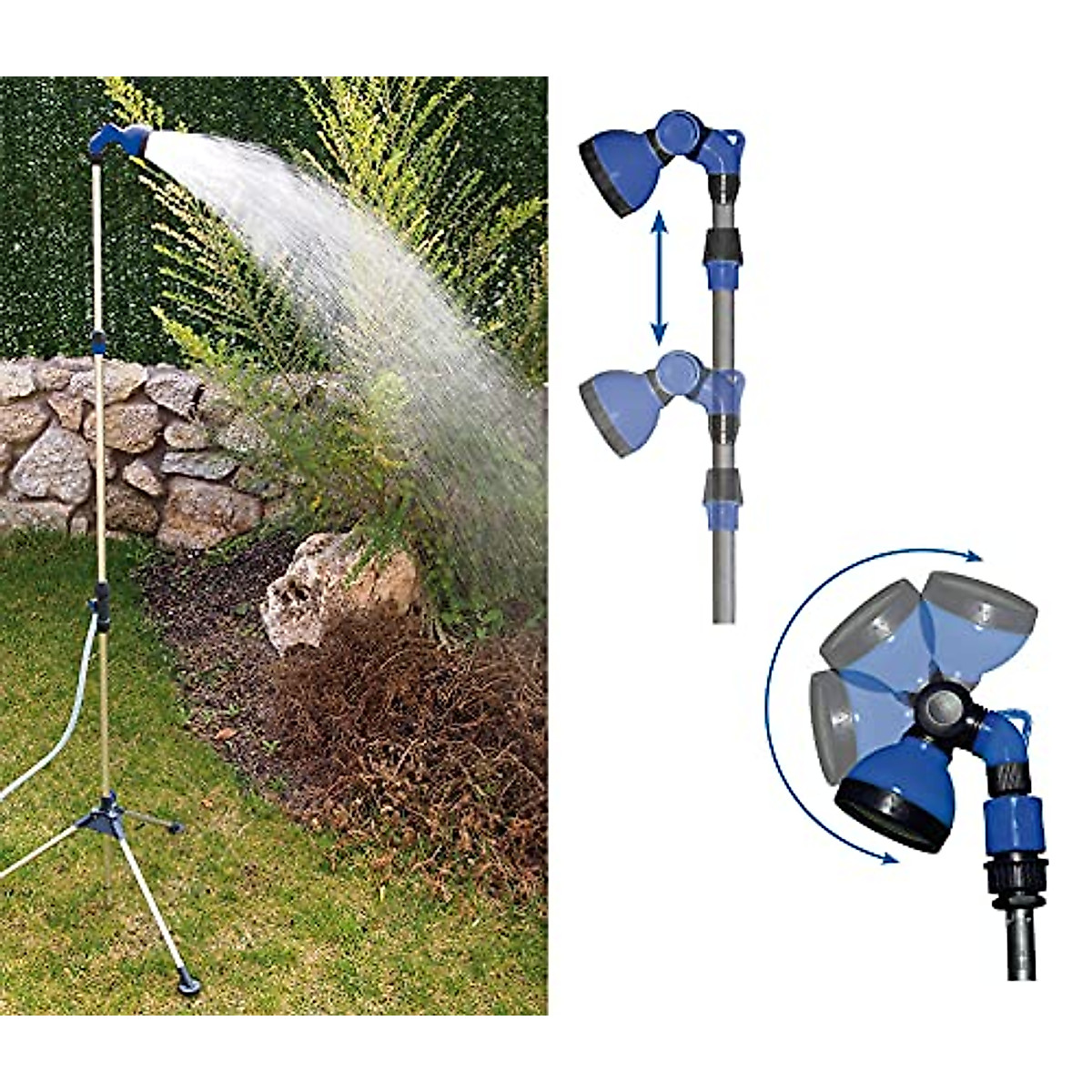 Aqua Control C2094N - Garden Shower with Tripod and a Swivel Head