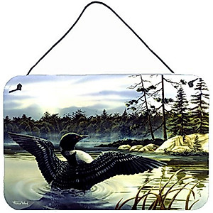 Caroline's Treasures PTW2059DS812 Loon Country Wall or Door Hanging Prints Aluminum Metal Sign Kitchen Wall Bar Bathroom Plaque Home Decor, 8x12, Multicolor