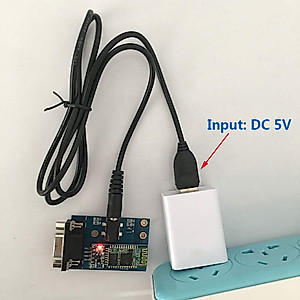 DSD TECH SH-B23A Bluetooth 2.0 to RS232 Serial Adapter with DB9 Converter