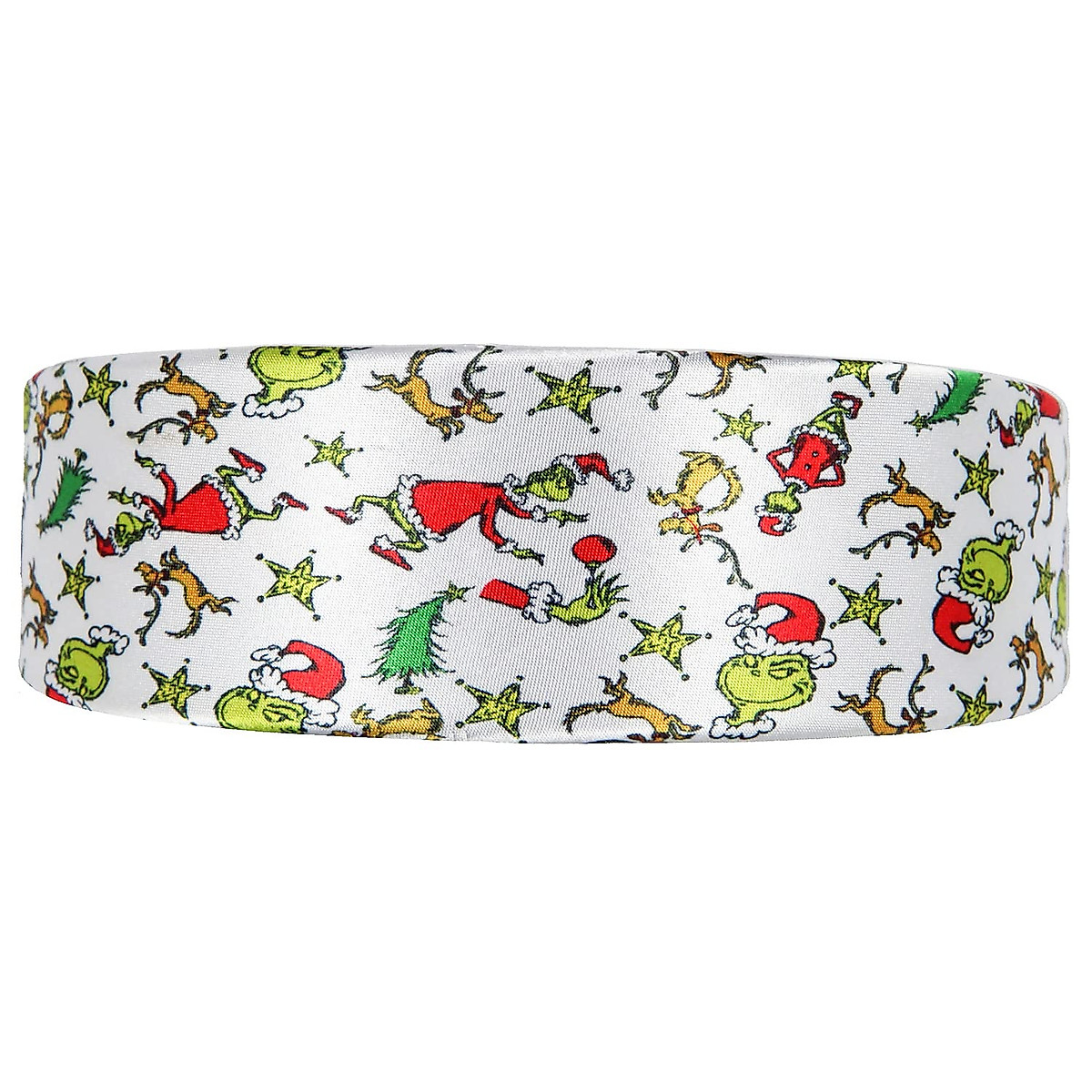 Dr. Seuss How The Grinch Stole Christmas Allover Character Design Headband For Women and Girls