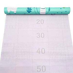 Yifasy Shelf Liner Alpaca Cactus Self-Adhesive Waterproof Drawer Paper Protect Furniture Wall Surface Decor Toy Storage Trunk 118x17.7 Inch