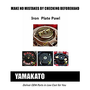 YAMAKATO Predator 212 Ct200u Pull Start Assembly w/Pull Cord for Honda Clones Recoil Starter Generator Coleman Champion 159cc 196cc 212cc 224cc Engine OEM Black