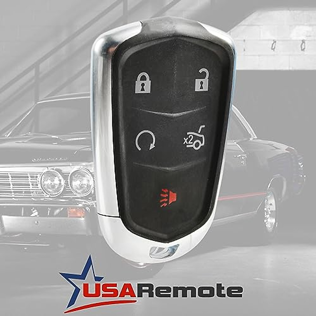 Car Key Fob Keyless Entry Remote fits Cadillac ATS CTS Escalade SRX XTS 2014 2015 2016 2017 (HYQ2AB)