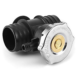 Radiator Coolant Filler, Duokon radiator filler neck, Radiator with T-Branch Water Pipe Kit 55116901AA 1993-2007