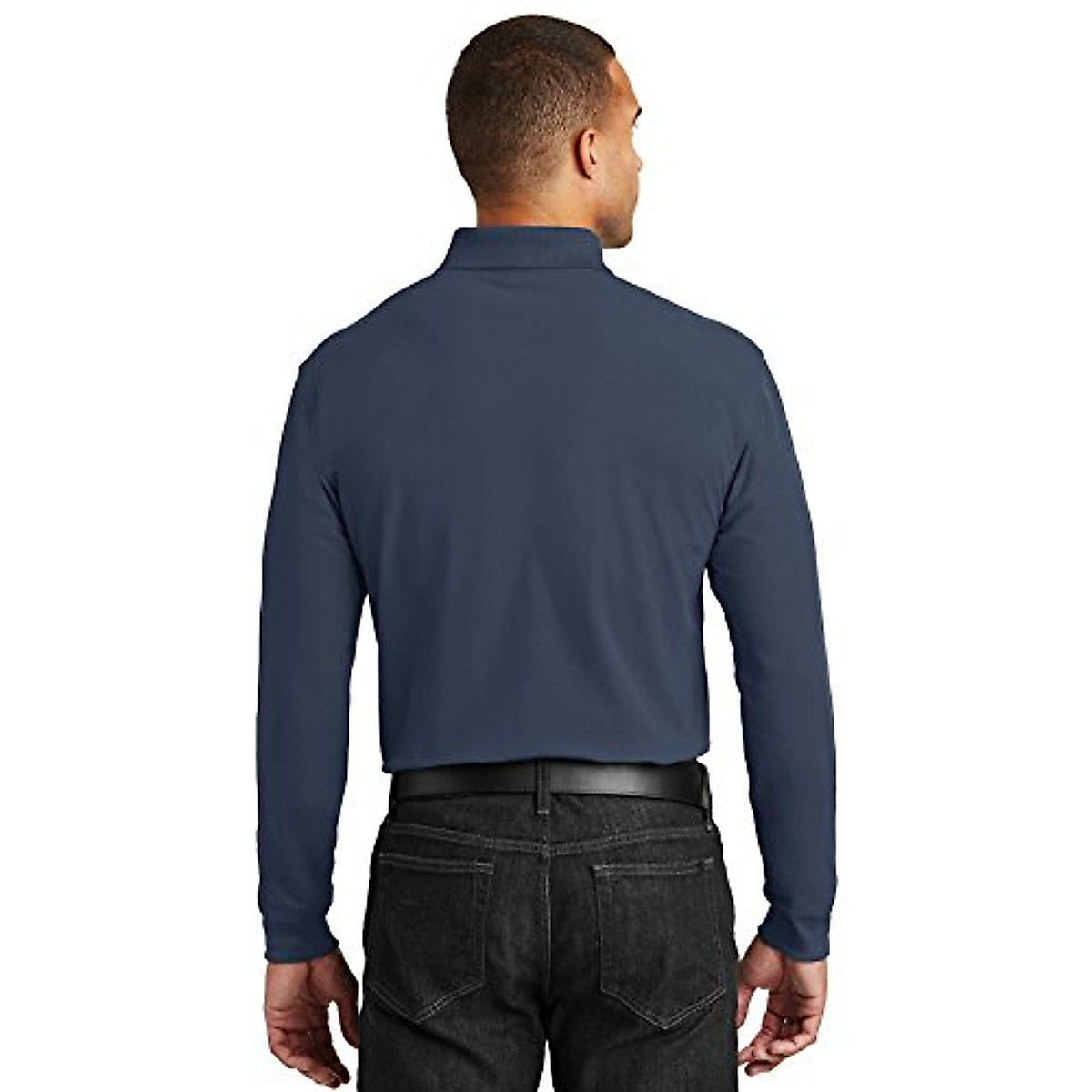 Port Authority Port Authority Long Sleeve Core Classic Polo L River Blue Nvy