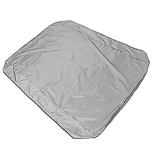 Milltrip Swing Canopy Cover Replacement, Patio Canopy Swing Cover Waterproof Swing Chair Awning Outdoor Swing Cover for Garden Courtyard(Grey)