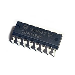 Major Brands CD4049 ICS and Semiconductors, Hex Inverting Buffer/Converter, DIP-16 (Pack of 10)
