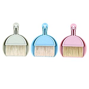 GOOHOCHY 3 Sets Desktop Fan Broom Mini Dustpan Mini Keyboard Mini Desk Corner Cleaning Dustpan Table Crumb Brush Mini Cleaning Broom Computer Broom Mini Dust Broom Clean Keyboard Dust Pan