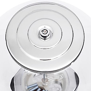 Gdrasuya10 Vending Machine, 18.11" Big Bubble Gumball Machine Lockable Candy Gumball Dispenser Machine Large Capacity Toy Vending Machine for 1.26inch Ball or Candy, Red