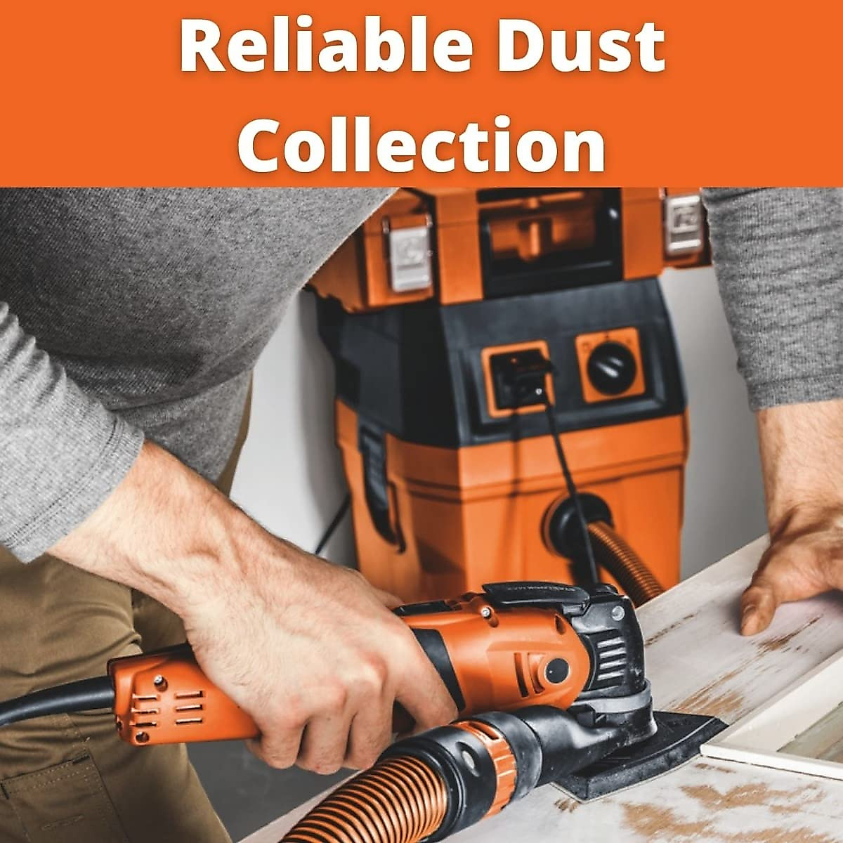 Fein Turbo I Wet/Dry Dust Extractor - 5.8-Gallon Capacity, 151 CFM Suction, Anti-Static System, Quiet 66 dB Operation - Includes Hose and Filter - 92035236090